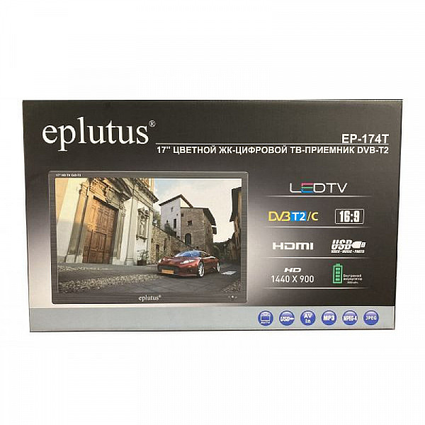 Портативный телевизор (TV) EPLUTUS EP-174T купить в Минске, Бресте ...