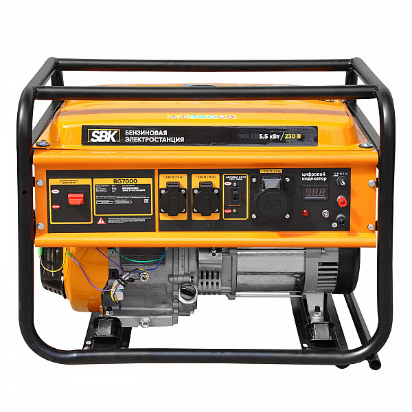 SBK SBG7000.00 Электростанция SBK BG7000 (5.5кВт, 2х230В/16А/3.5кВт ...